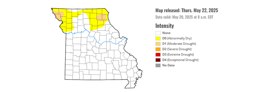 Missouri Drought Monitor - KCHI