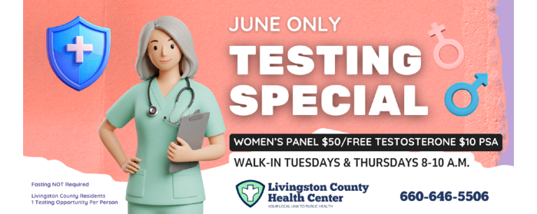 Livingston County Health Center Offers Hormone Testing - KCHI